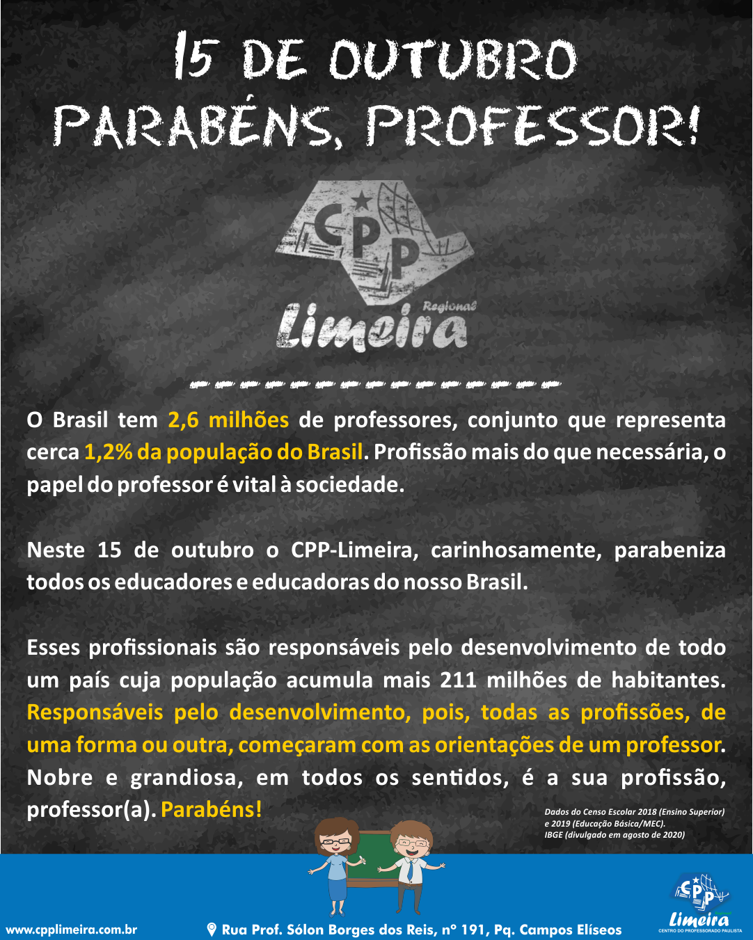 15.10.2020 – DIA DO PROFESSOR – CPP Limeira