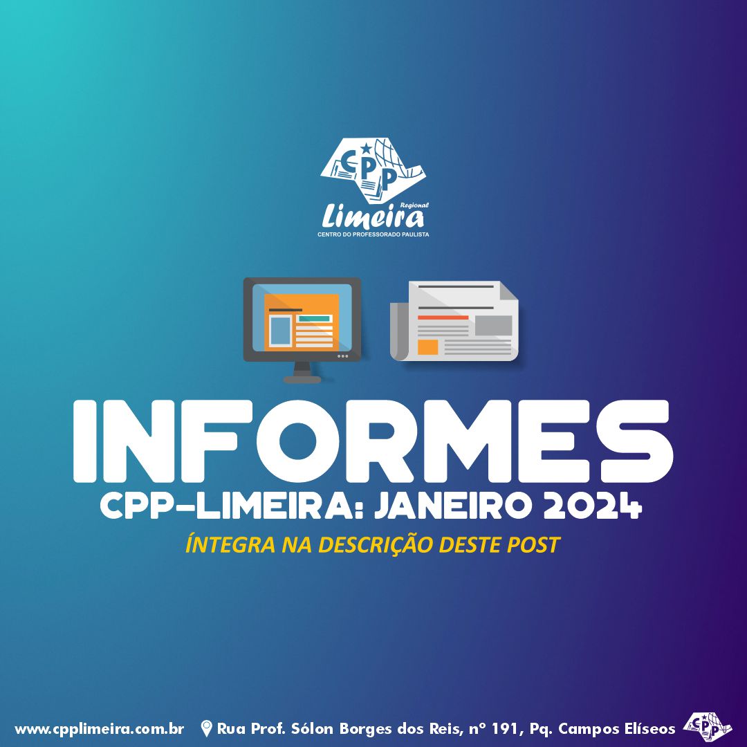 08.01.2024 – INFORMES – Janeiro 2024 – versão FB – CPP Limeira